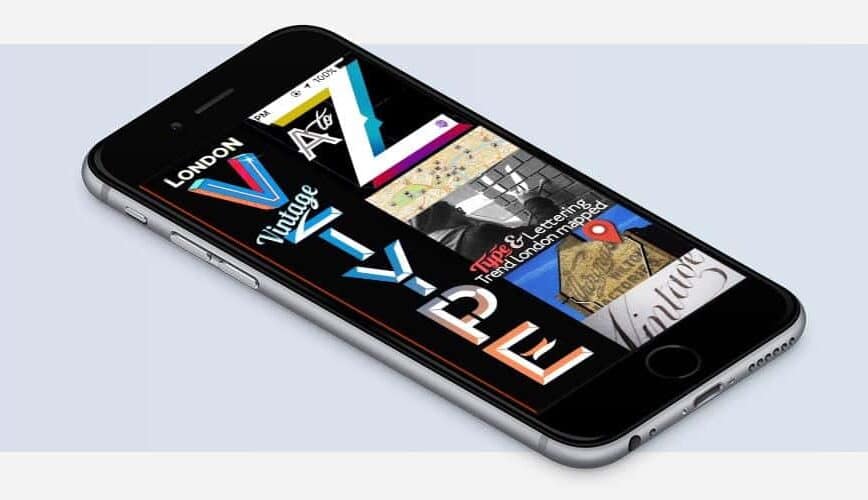 V-Type App - NGS Sign lettering & writing.